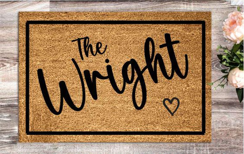 Personalized Coir Doormat – Custom Family Name, Housewarming Gift - Etsy