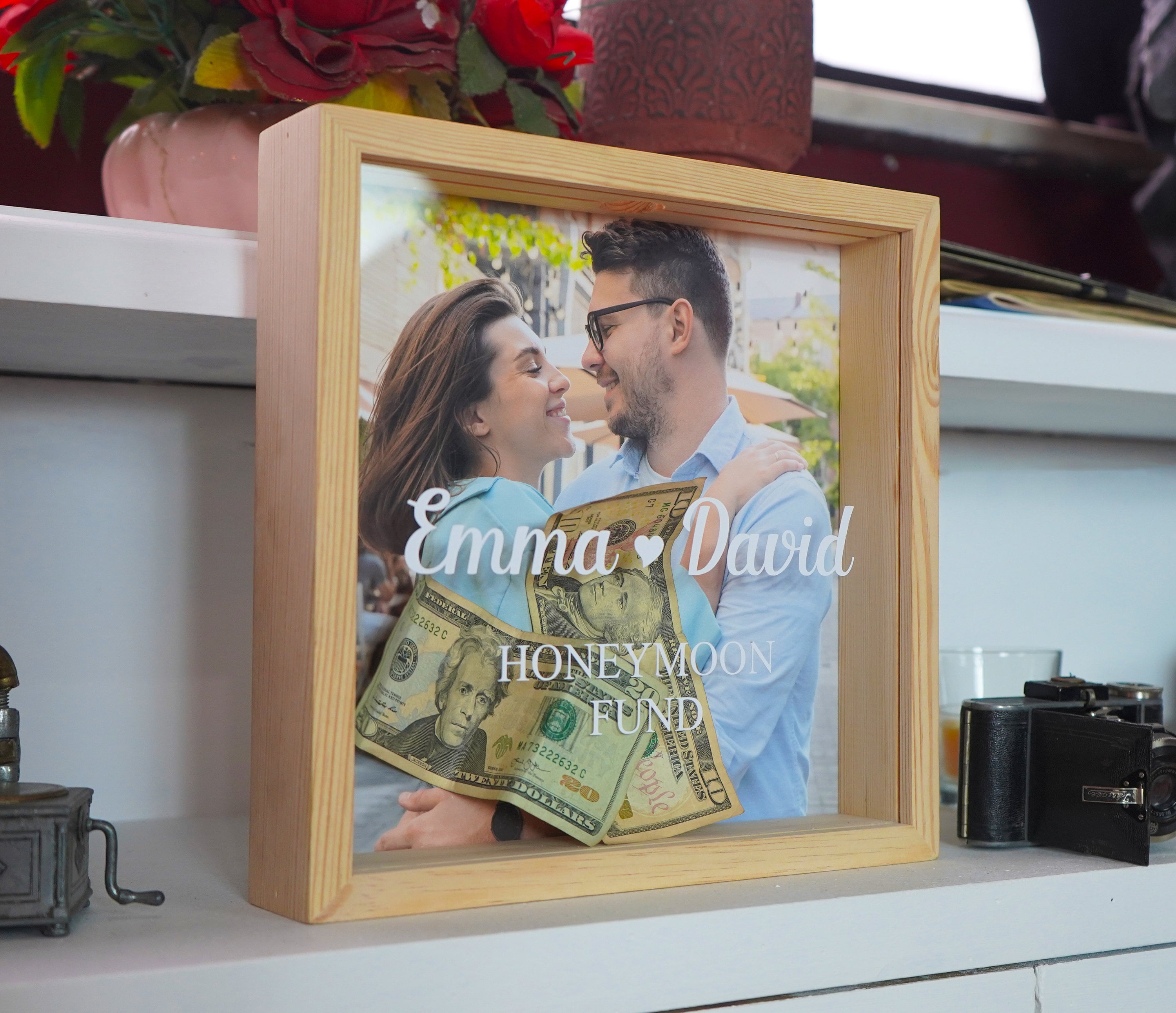 Personalized Money Box, Valentines Day, Personalized Photo Gifts, Honey ...