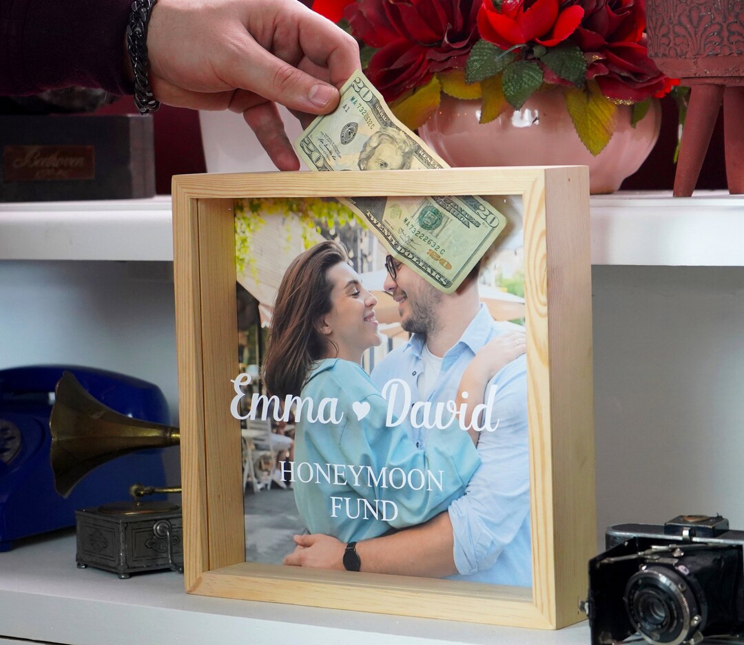 Personalized Money Box, Valentines Day, Personalized Photo Gifts, Honey ...