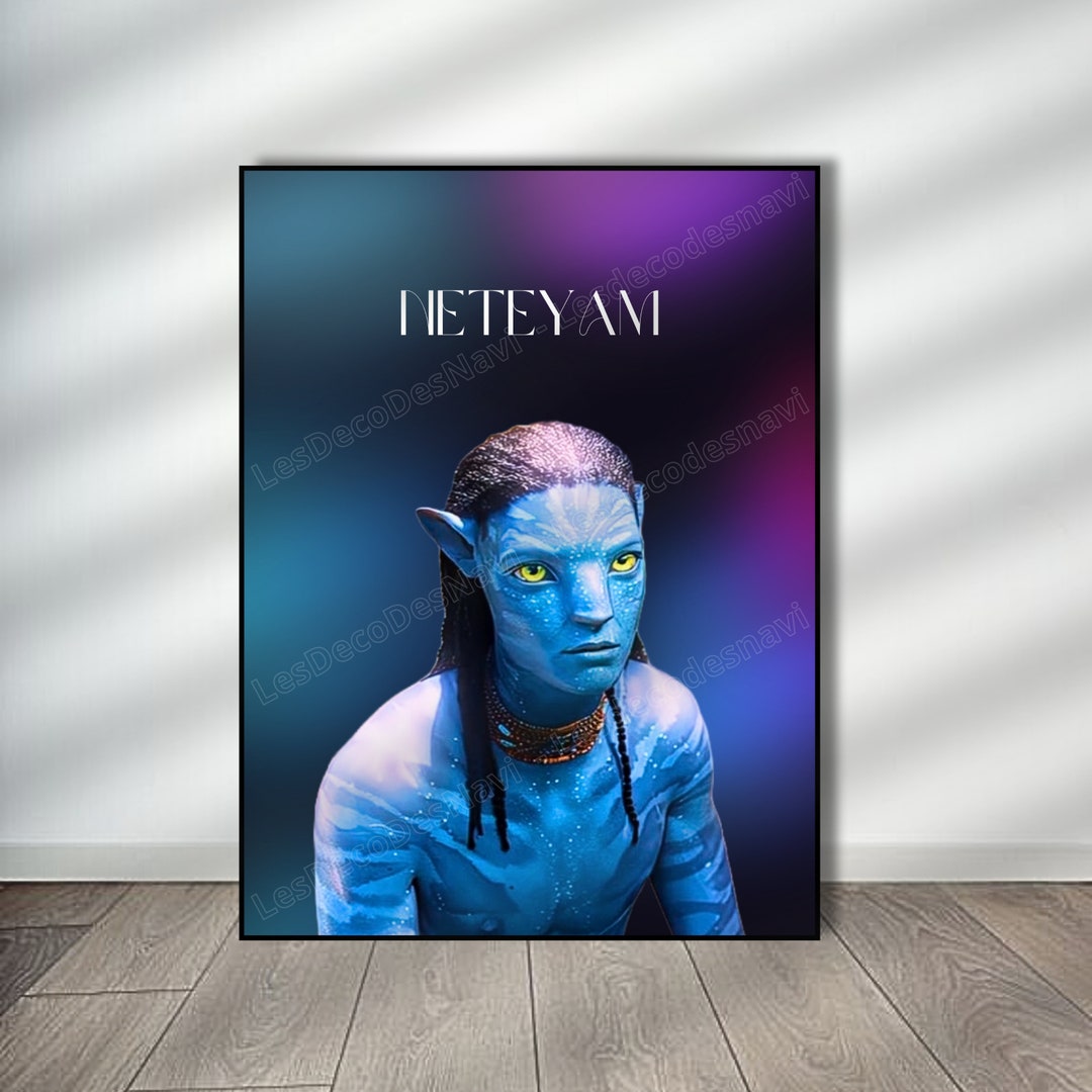 Digital Poster Neteyam Avatar the Way of Water Digital Avatar Wall Art ...