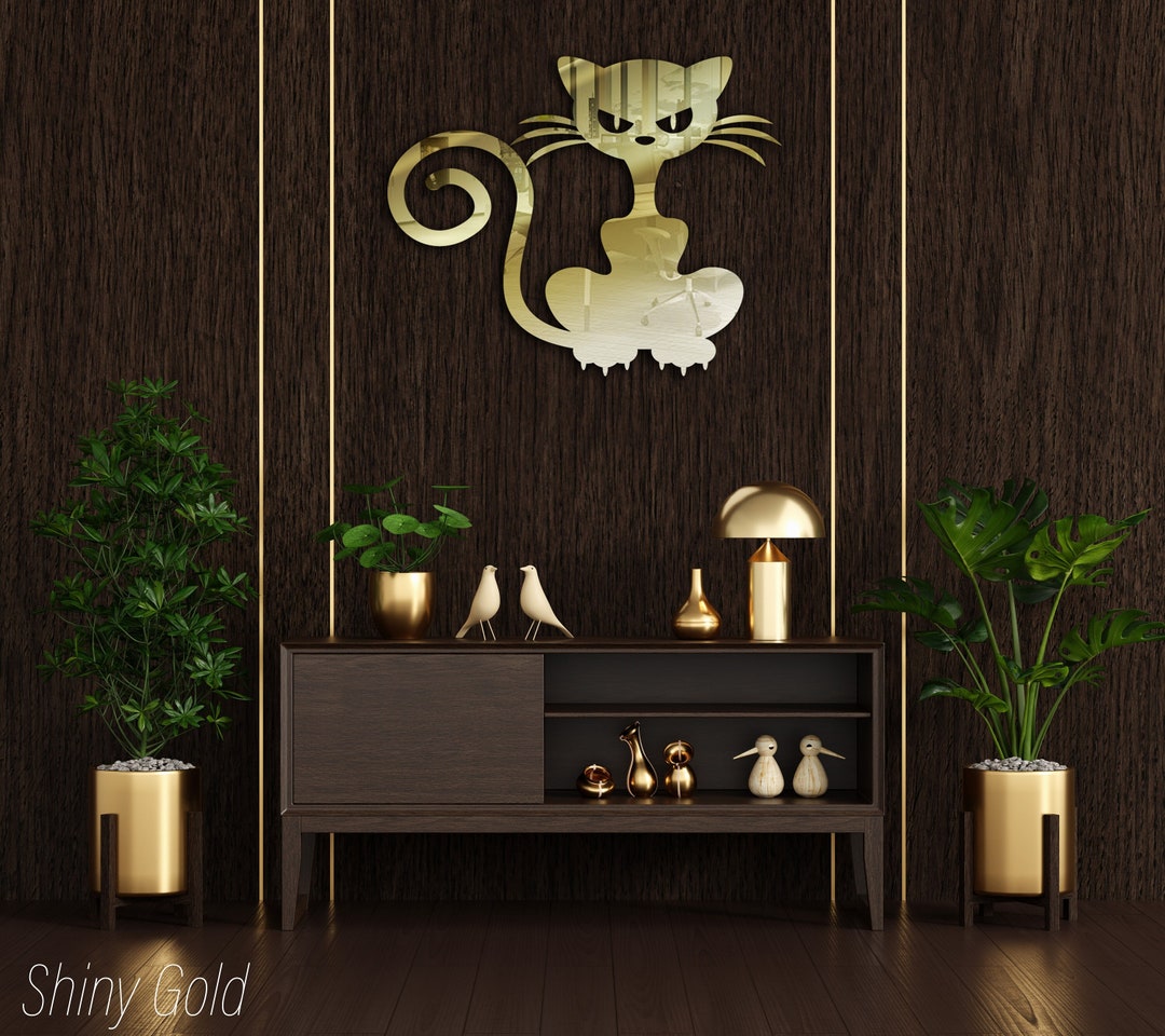 Cat Metal Wall Art, Cat Wall Decor, Metal Decor, Cat Home Decor, Cat ...