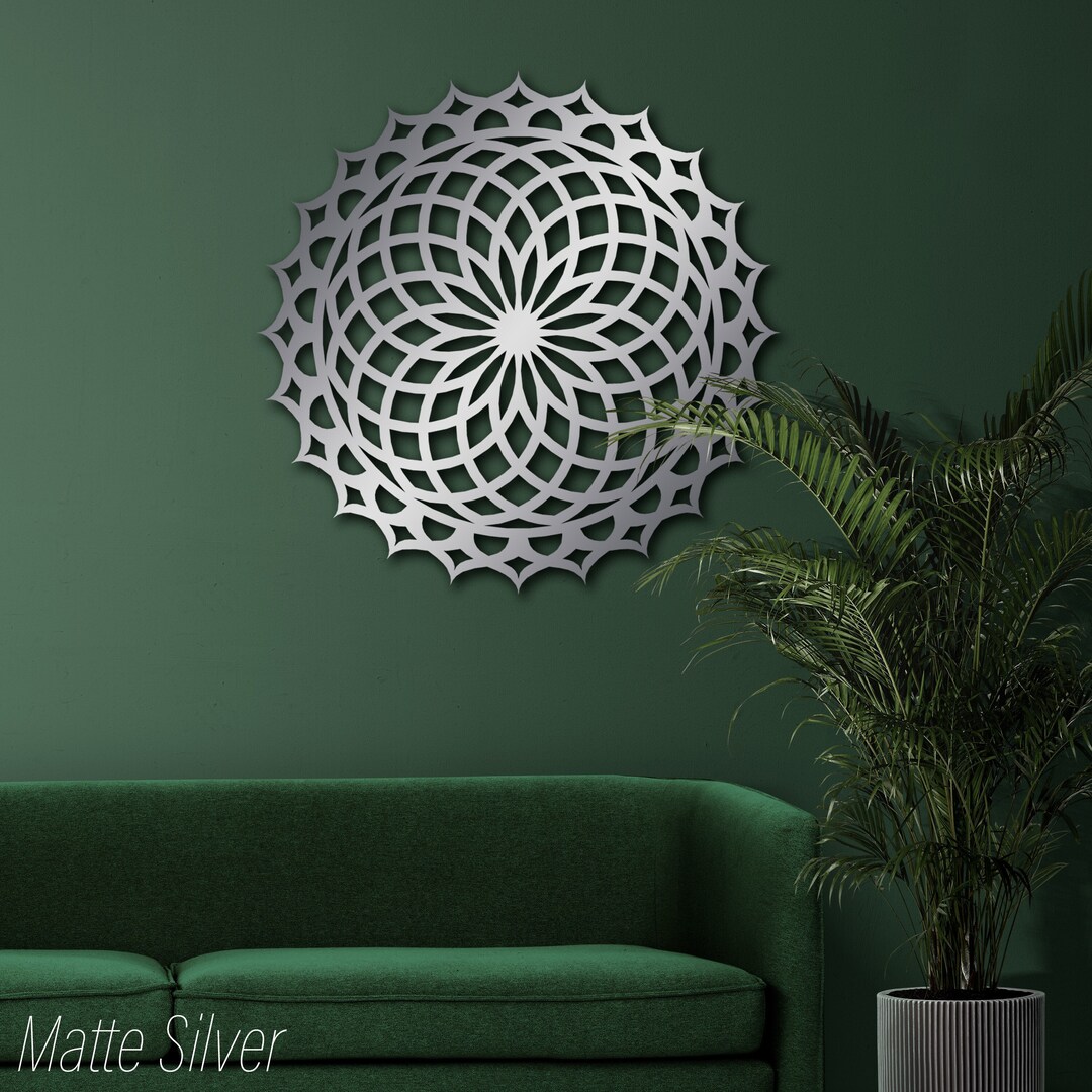 Spiral Metal Wall Art, Symmetrical Wall Art, Wall Art, Home Decor ...