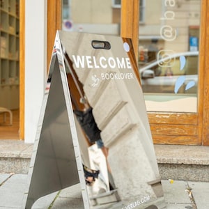 Premium A-frame Sign, Weatherproof Sidewalk Sign, Double-sided Pavement ...