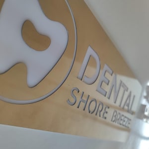 Dentist Sign, Custom Laser Cut, Sign for Business, Dental Clinic Sign ...