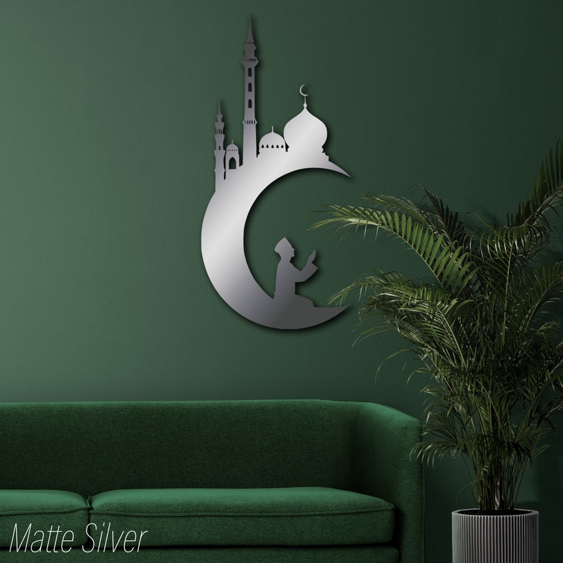 Beautiful Mosques Metal Wall Art Mosque Figures Wall - Etsy