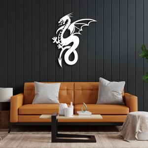 Metal Dragon Wall Art,chineese Dragon, Housewarming Gift, Cool Art ...
