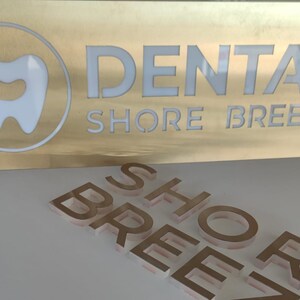 Dentist Sign, Custom Laser Cut, Sign for Business, Dental Clinic Sign ...