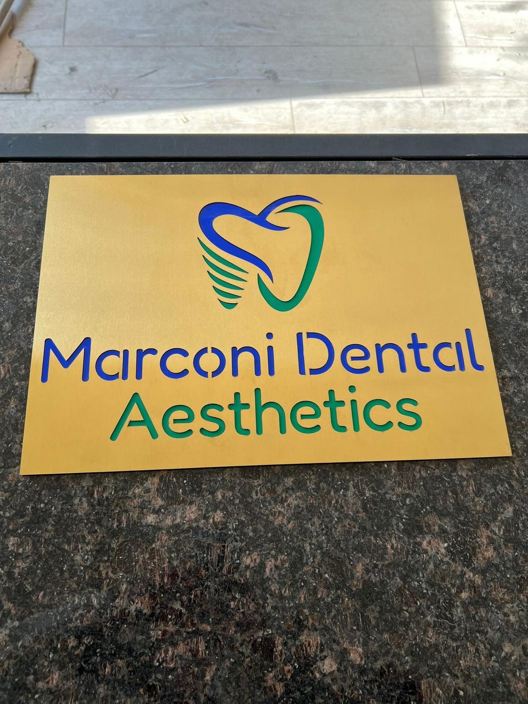 Dentist Sign, Custom Laser Cut, Sign for Business, Dental Clinic Sign ...