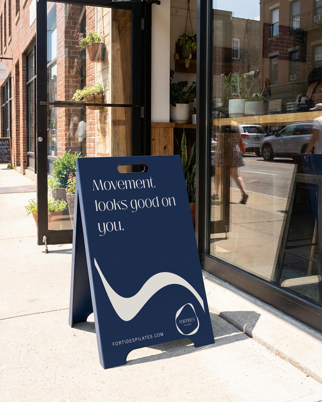 Metal A Frame Sign | Custom Sidewalk Sign for Shops | Double Sided ...