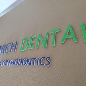 Dental Clinic Sign, Reception Signage, Business Sign, 3D Logo, Office ...