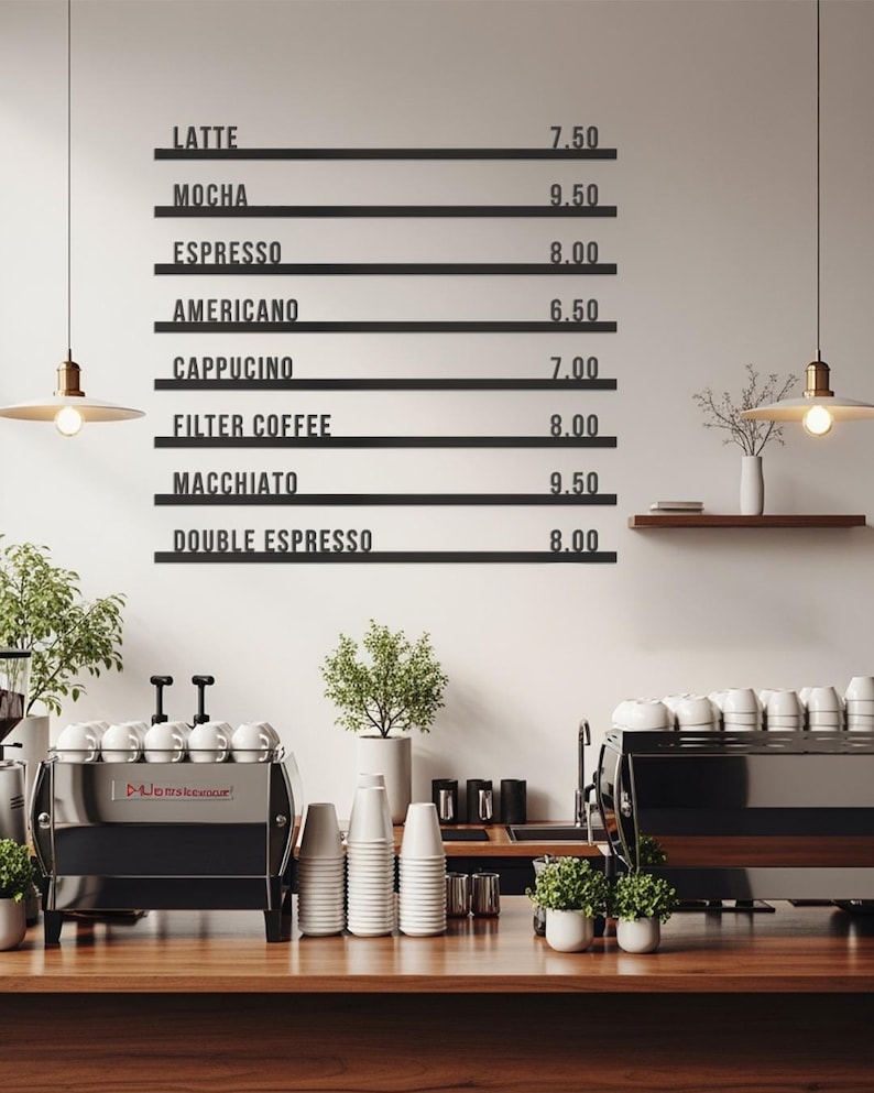 Custom Letter Sets – Handmade Display for Coffee Shops, Bars ...
