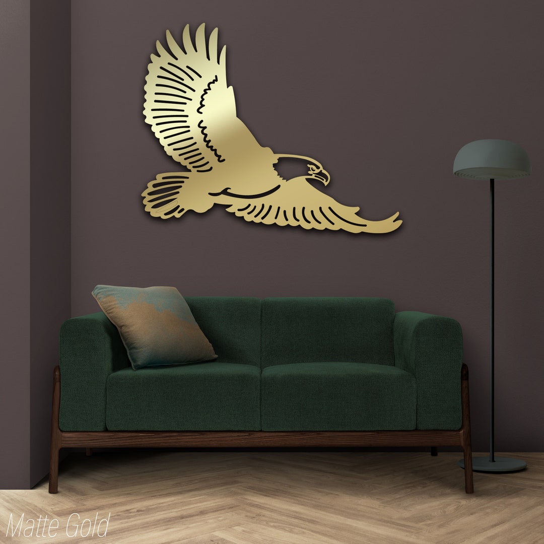 Eagle Metal Wall Art, Eagle Wall Decor, Wall Hangings, American Eagle, Metal Eagle Sign, Metal ...
