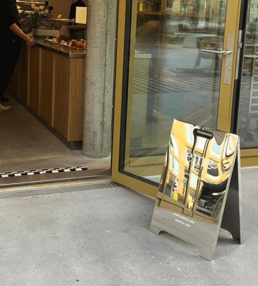 Premium A-frame Sign, Weatherproof Sidewalk Sign, Double-sided Pavement ...