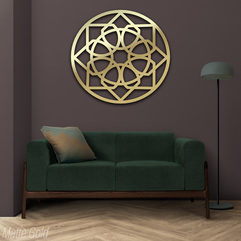 Spiral Metal Wall Art Symmetrical Wall Art Modern Wall - Etsy