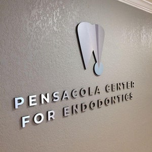 Dental Clinic Sign, Reception Signage, Business Sign, 3D Logo, Office ...