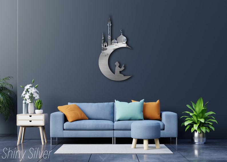 Beautiful Mosques Metal Wall Art Mosque Figures Wall - Etsy