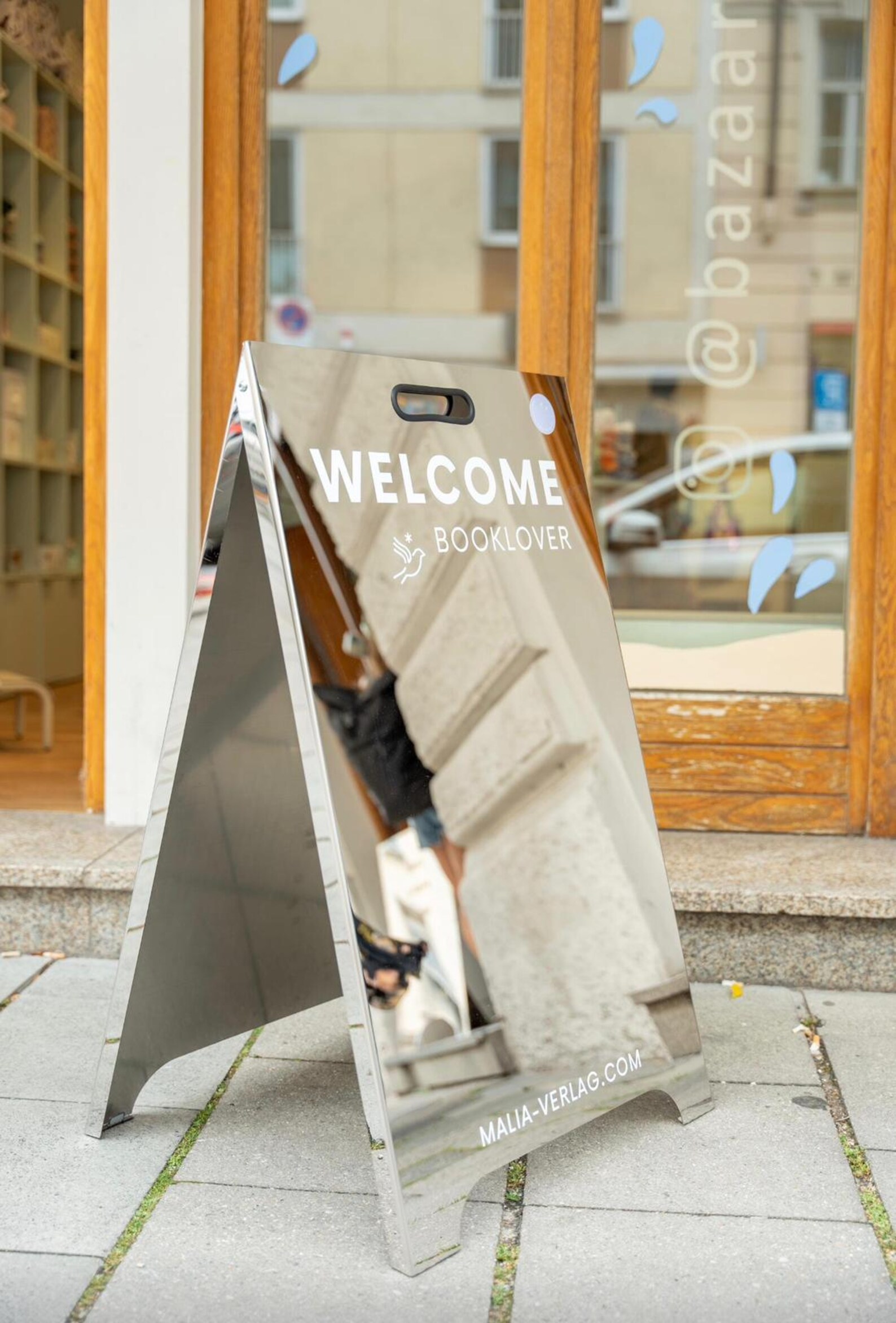 Metal A-frame Sign, Custom Business Sign, Modern Sidewalk Board for ...