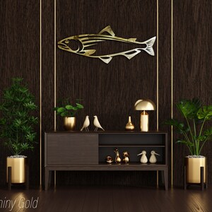 Metal Fish Wall Decor, Fish Wall Art, Metal Fish Decor, Home Decor ...