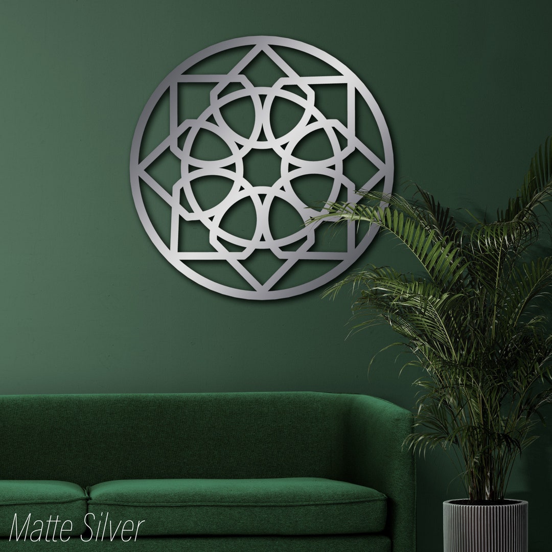 Spiral Metal Wall Art, Symmetrical Wall Art, Modern Wall Decor, Unique ...