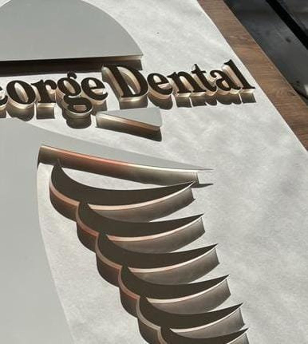 Dental Clinic Sign, Reception Signage, Business Sign, 3D Logo, Office ...