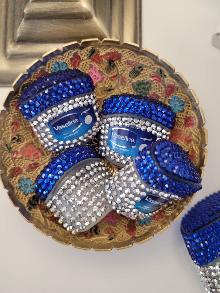 Bedazzled Vaseline With Rhinestones Mini Vaseline - Etsy UK
