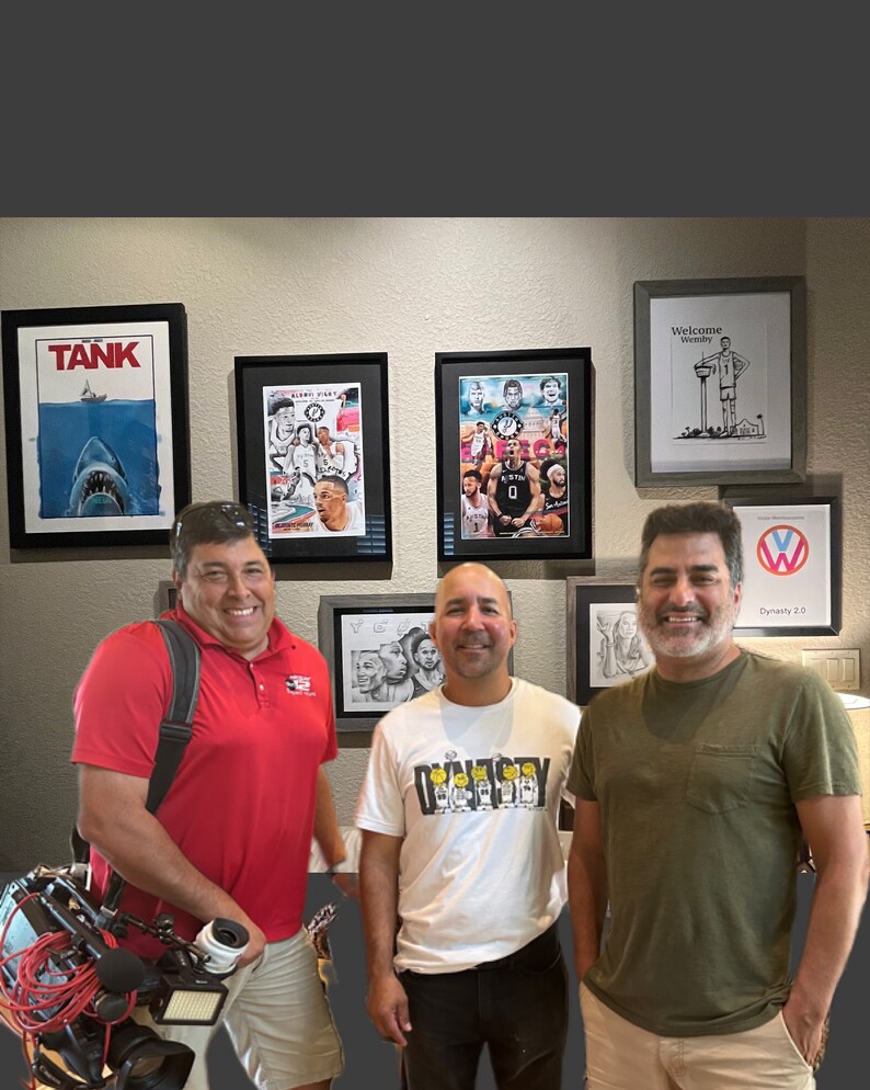 Welcome Wemby Poster; Signed by San Antonio Artist, Marty Leal ...