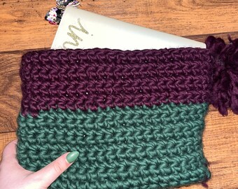 Planner Pouch, Chunky Crochet Planner Accessory, Ring Planner Pouch - Etsy