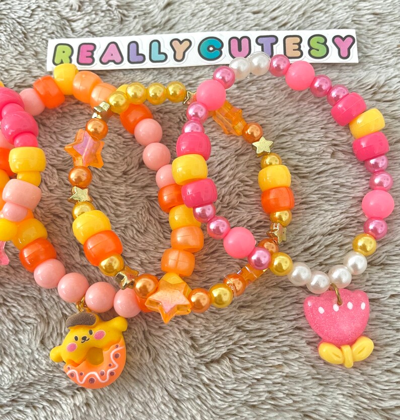 Pompompurin Charm Bracelet Set - Etsy