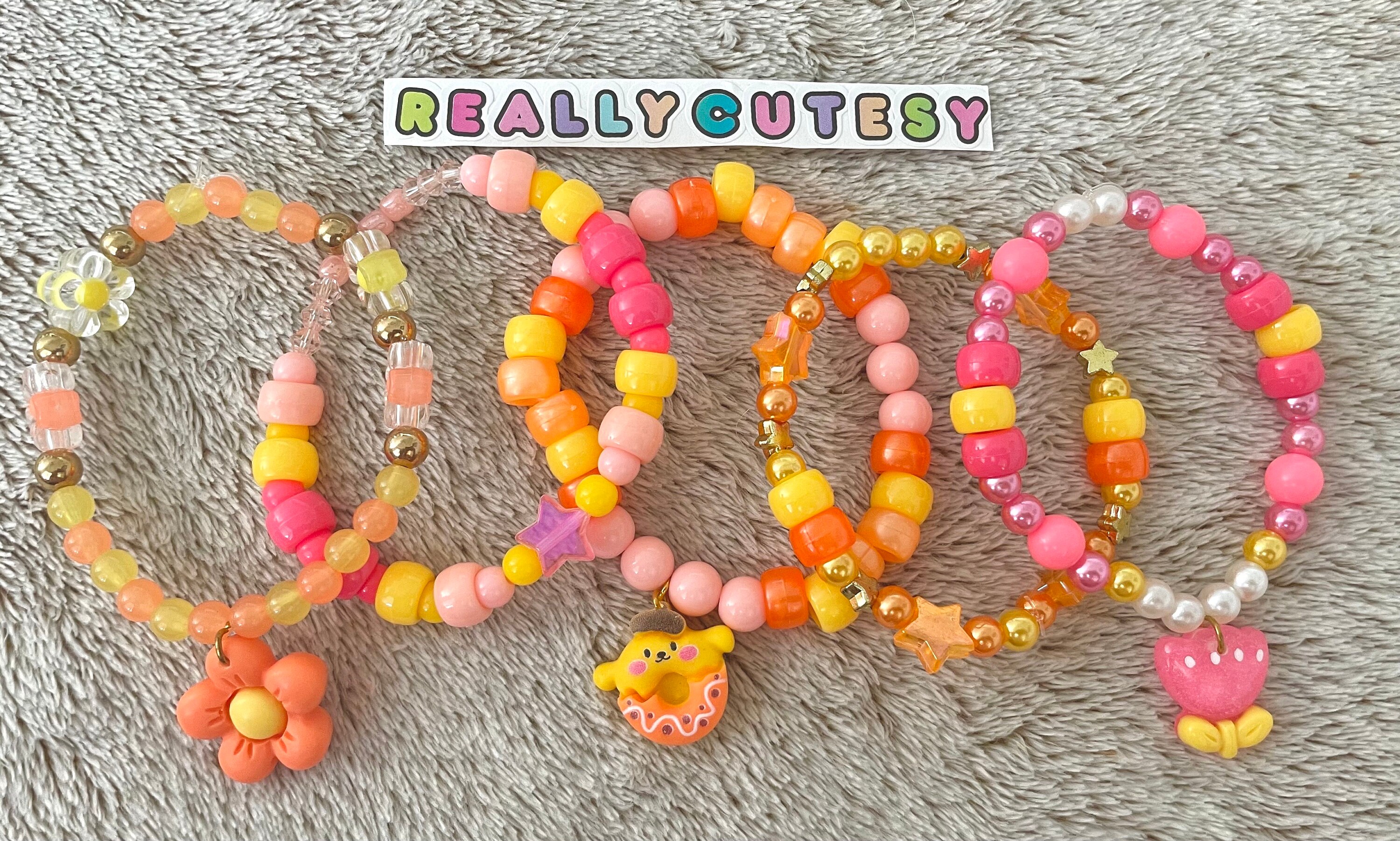 Pompompurin Charm Bracelet Set - Etsy