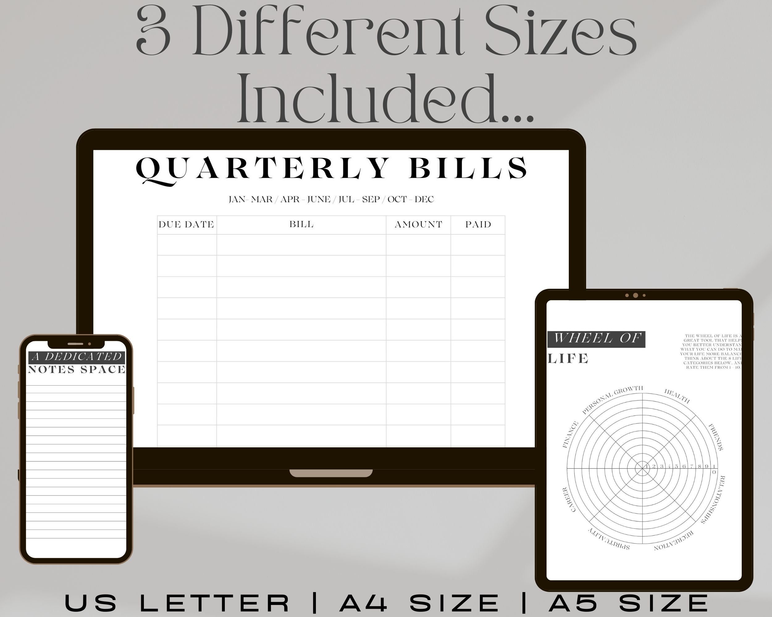 Business Budget Planner Digital Download Planner Wallet Digital Planner ...