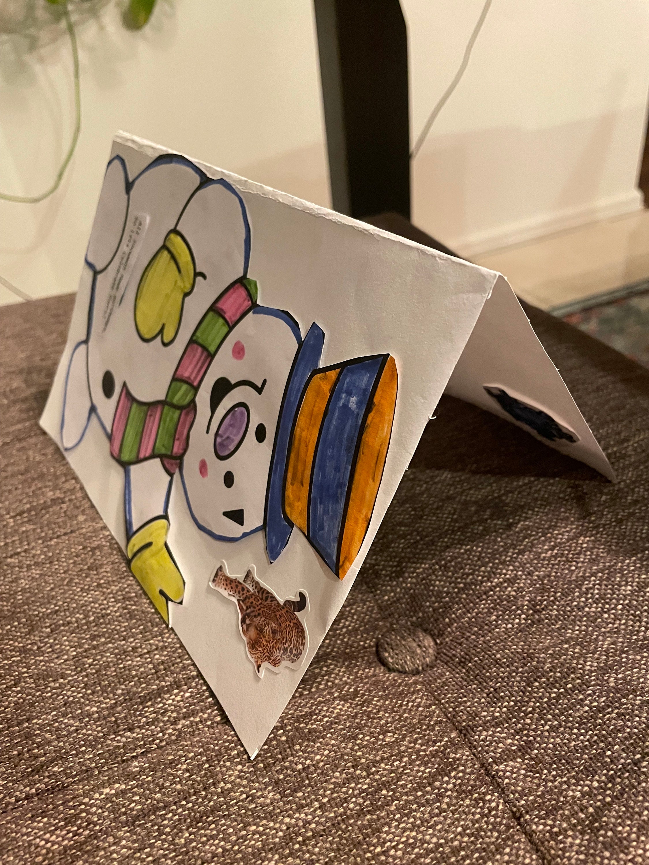 Kid's Snowman Birthday Greeting Card - Etsy