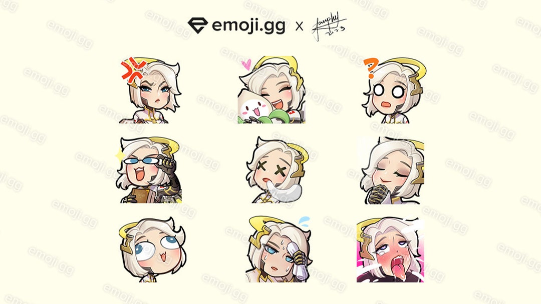 Premium Mercy Emojis / Emotes - Etsy