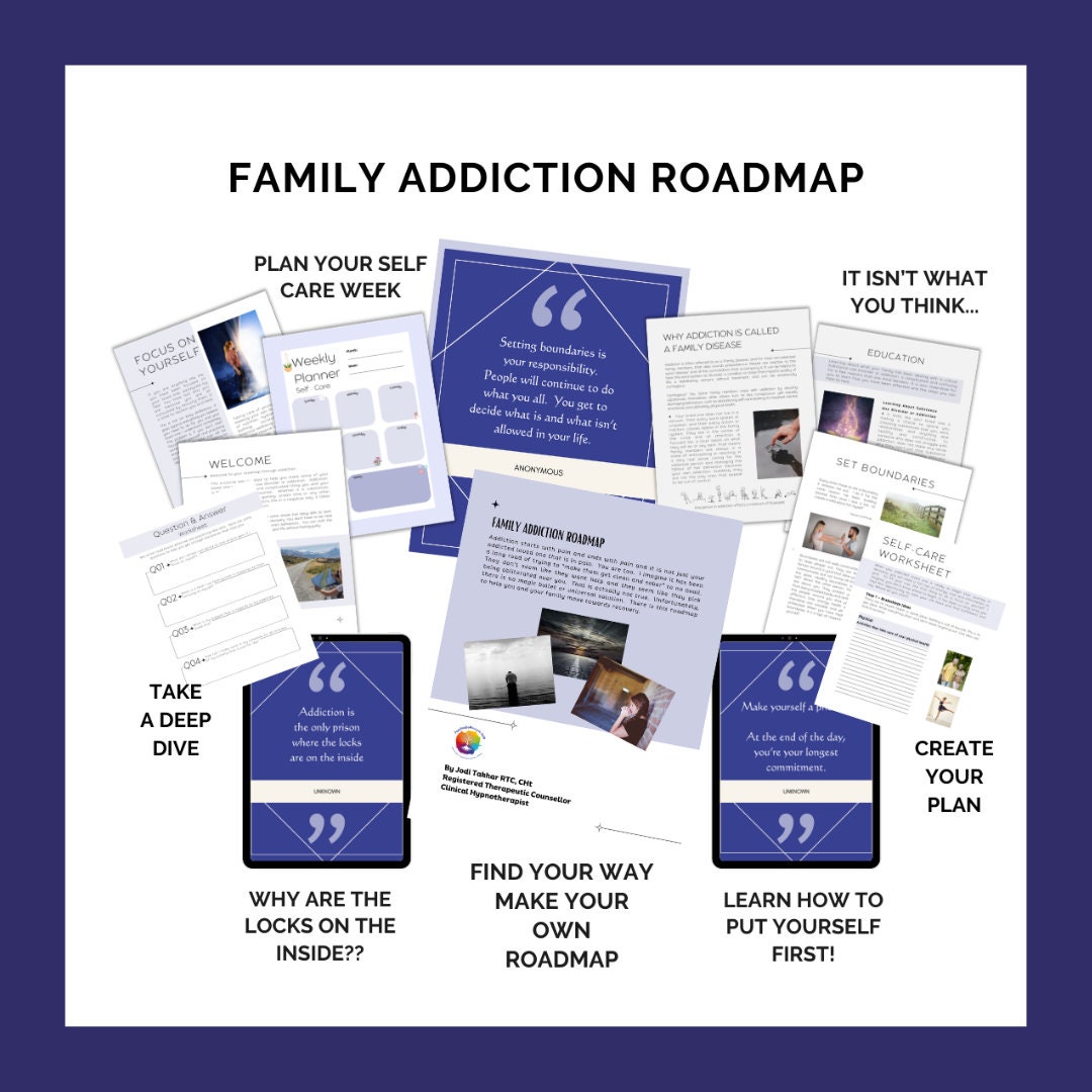 The Family Addiction Roadmap - Etsy
