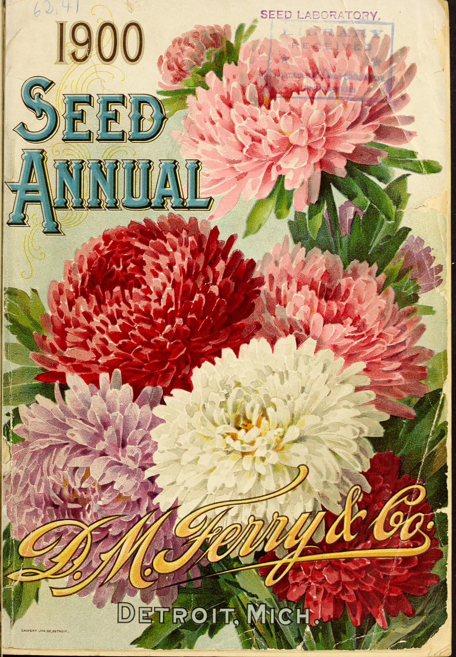 DM Ferry and Co Seed Annual 1900 - DIGITAL Art PRINT - Etsy