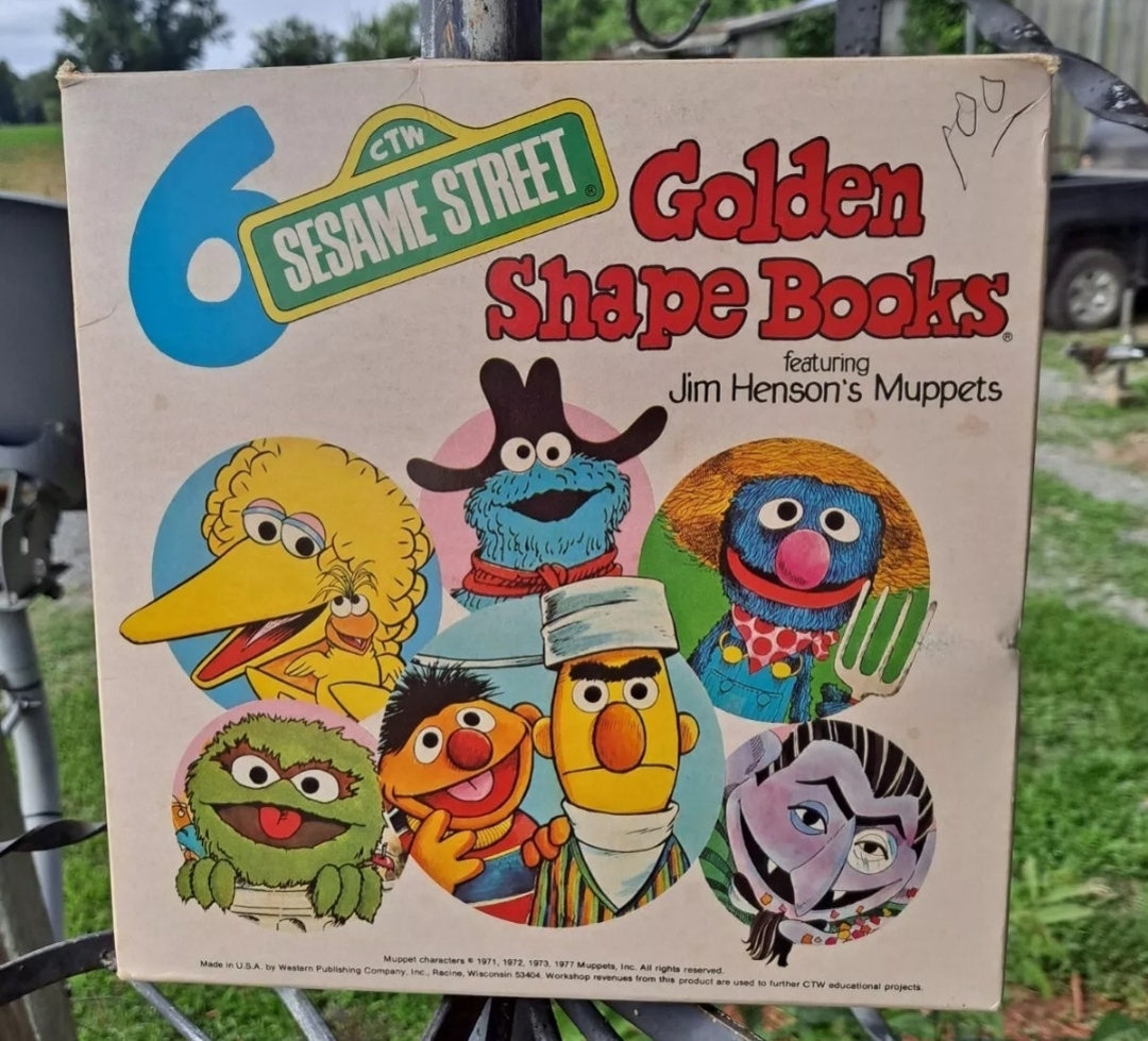 Vintage RARE 1970’s Sesame Street / Muppet 6 Book Set - Books New Old ...