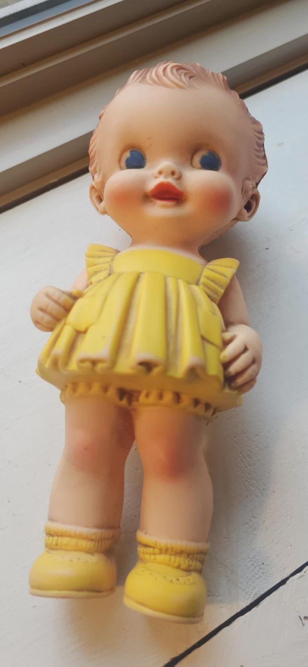 Vintage 1950s Sun Rubber Chunky Doll by Ruth E. Newton Rare Side ...
