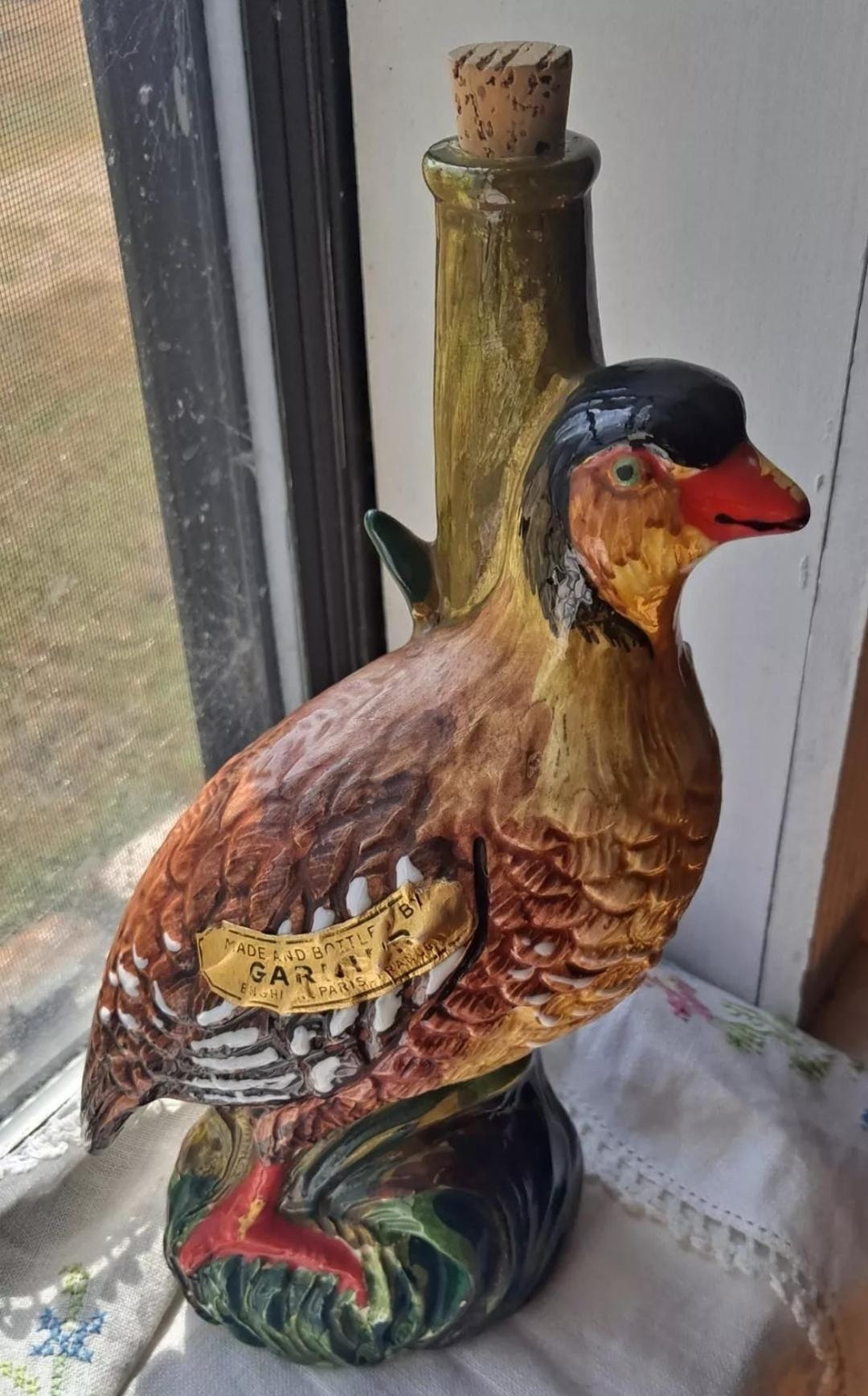 Vintage Garnier Liqueurs Partridge Bird Decanter EMPTY Bottle 1969 ...