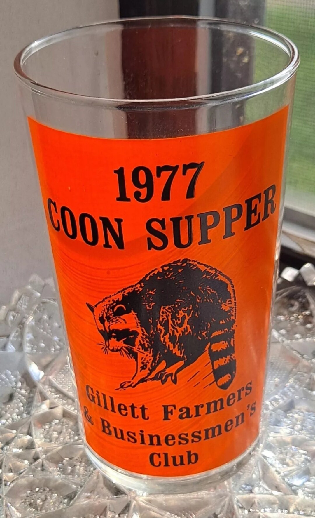 Rare Vintage 1977 Gillett, Arkansas Coon Supper Collector Racoon ...