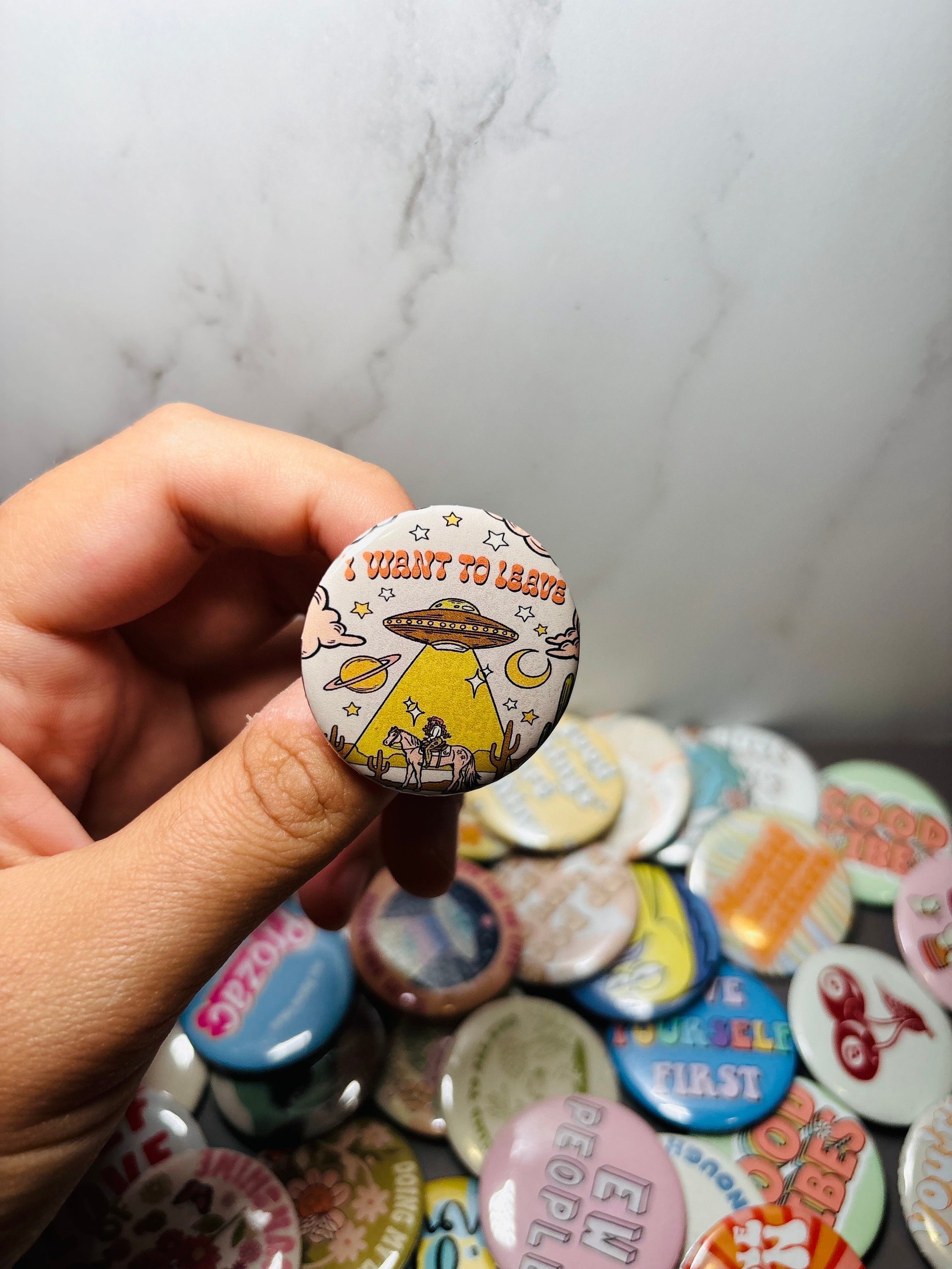 Cute & Funny Pinback Buttons, Statement Buttons, Word Statement Button ...