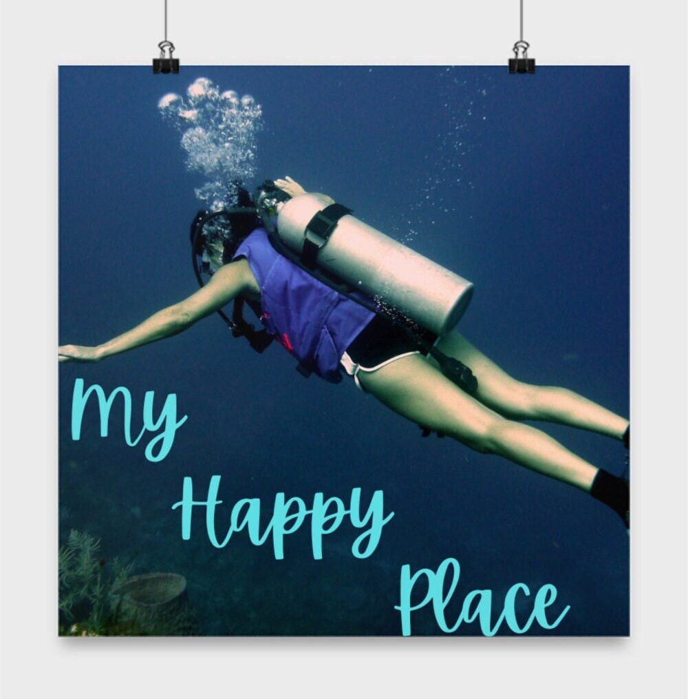 Scuba Diver Poster, My Superpower, Ocean Picture, Scuba Diving ...