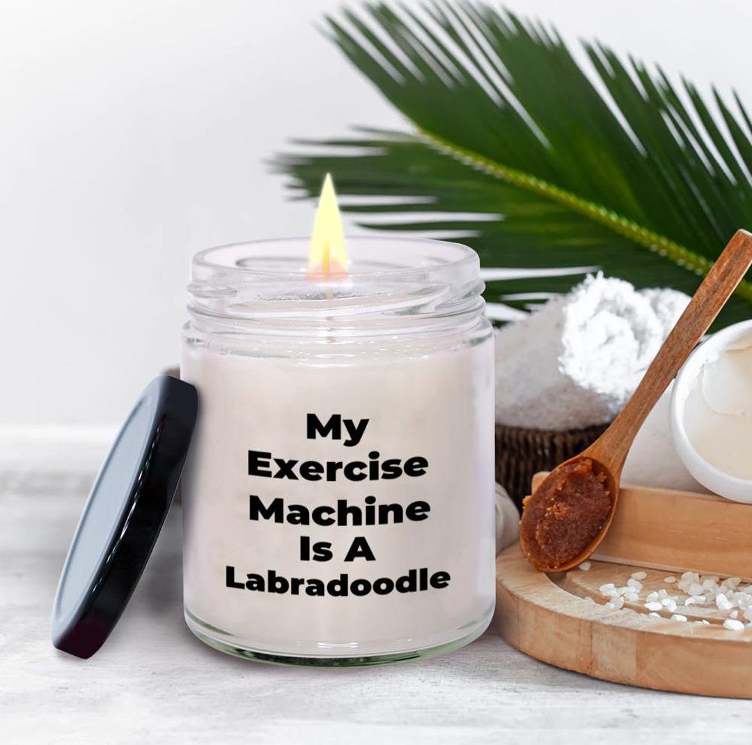 Labradoodle Candle, Labradoodle, Dog Candle, Labradoodle Gifts ...