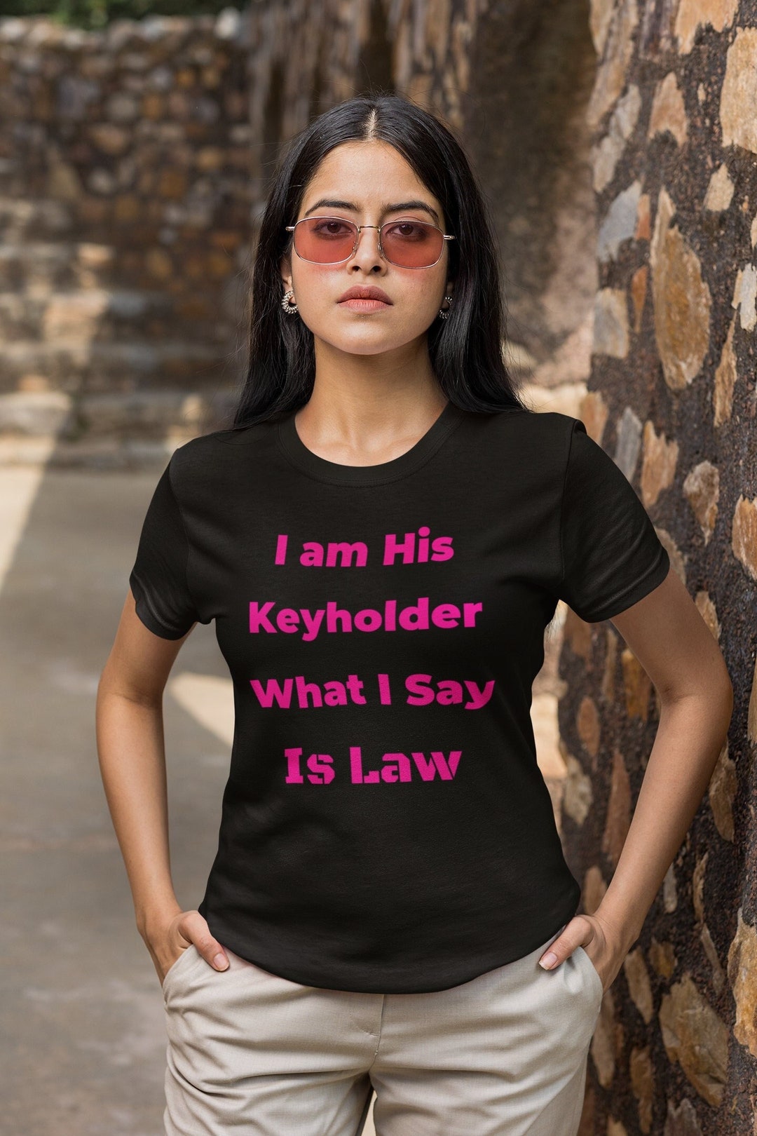 Keyholder Wife T-shirt, Male Chastity, Femdom, BDSM Cage, Chastity Cage ...
