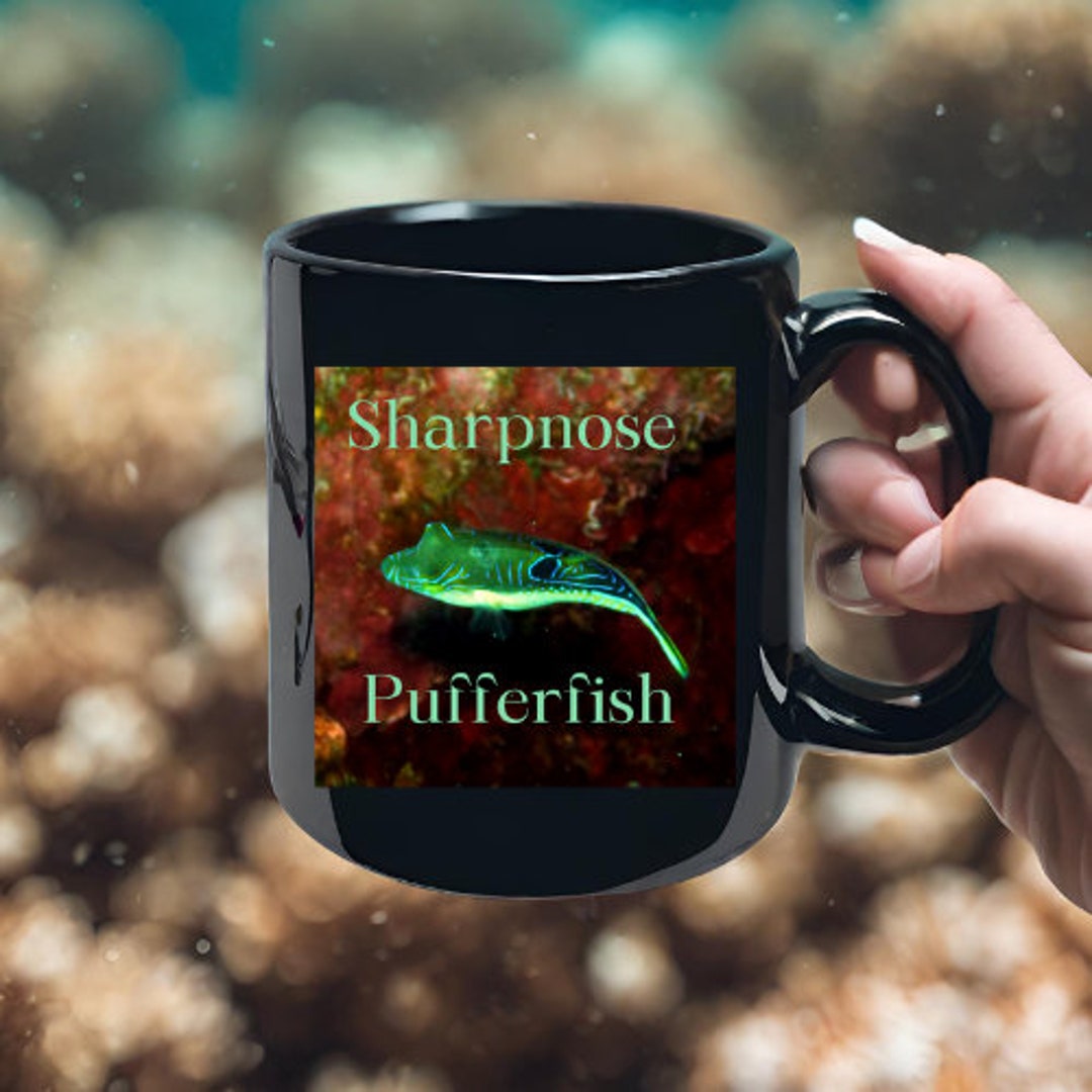 Pufferfish Mug, Pufferfish, Puffer Fish, Wildlife Photography, Real ...