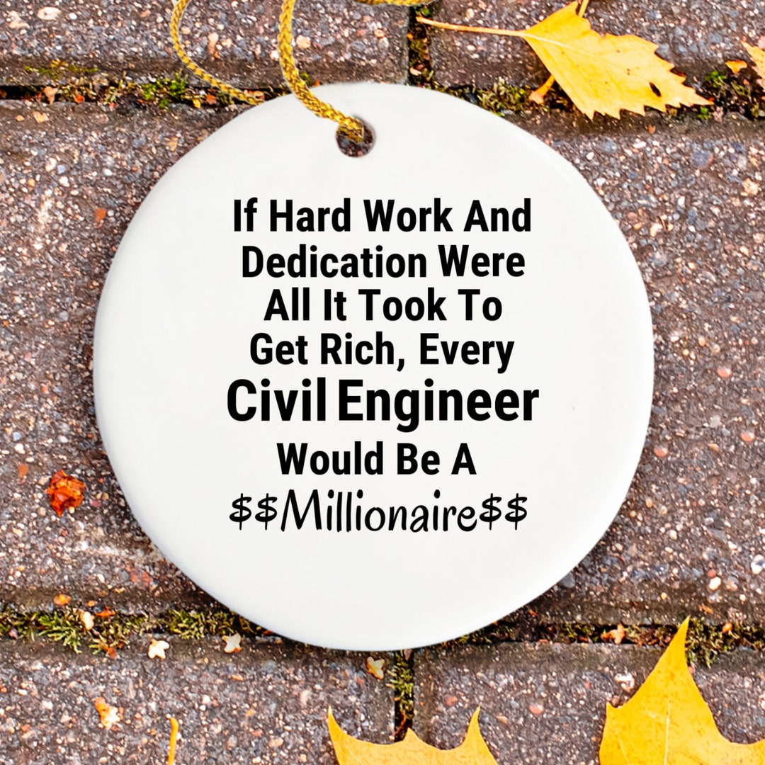Civil Engineer, Dad Ornament, Engineer Gifts, New Home Gifts, Chief ...