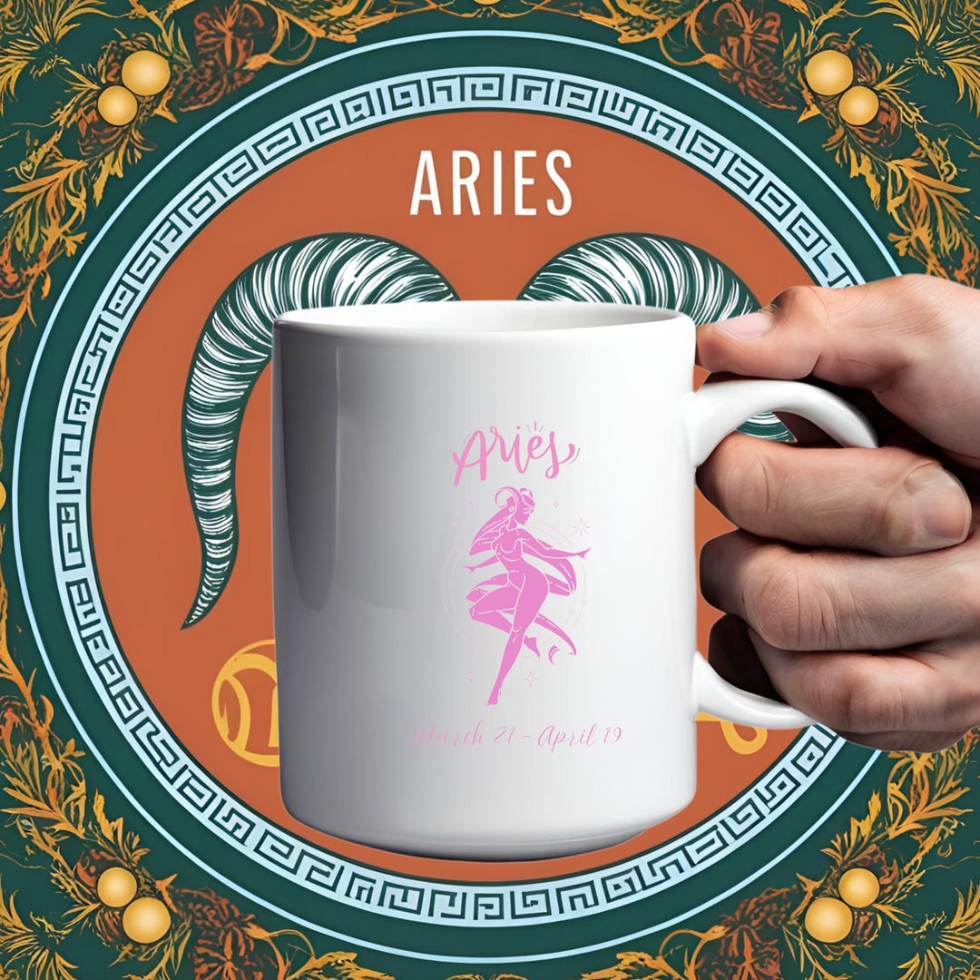 Aries Mug, Aries AF, Aries Zodiac, Aries Gift, Zodiac Mug, Aries Energy, Aries Birthday, Aries ...