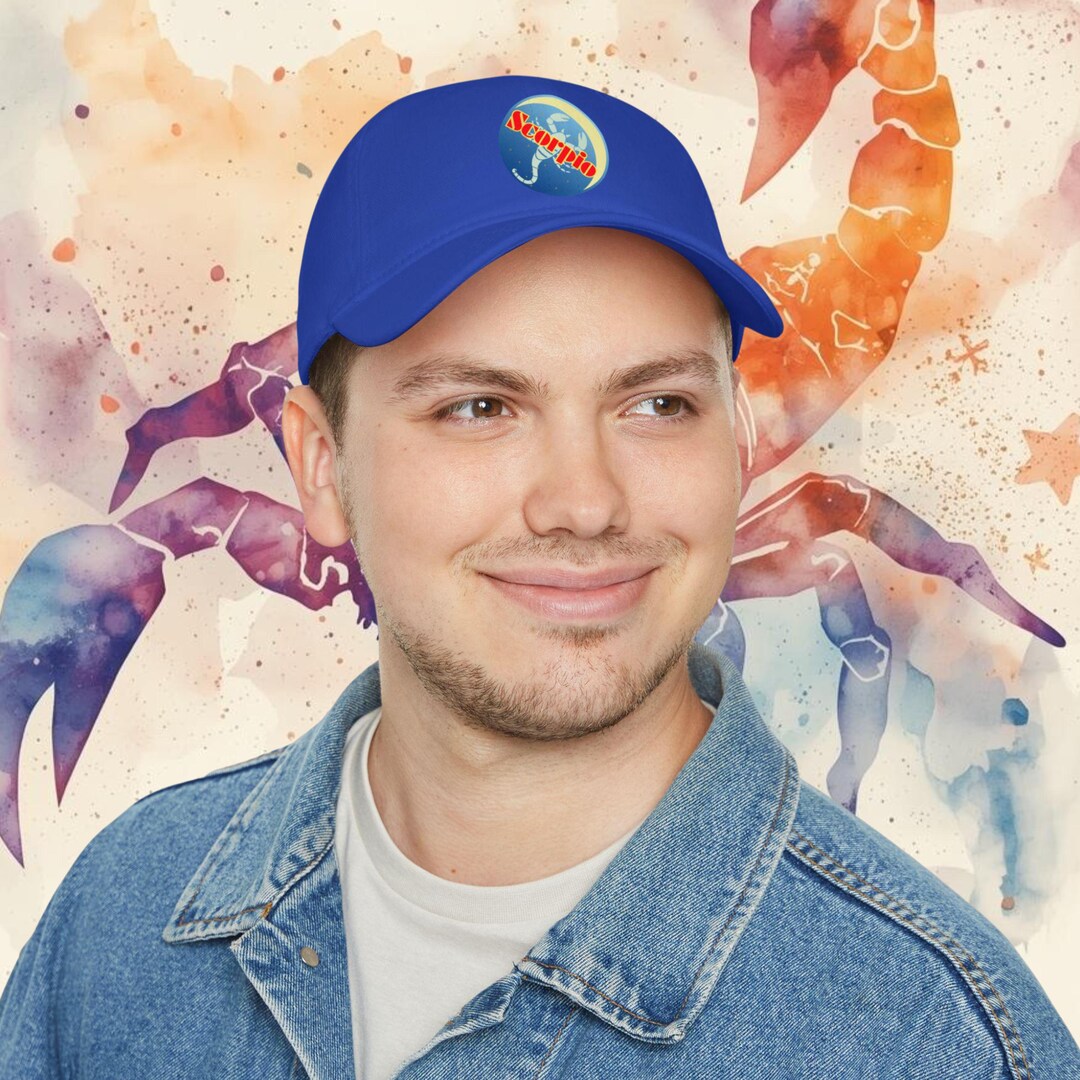 Scorpio Hat, Scorpio Visor Hat, Scorpio Birthday Hat, Scorpio Symbol ...