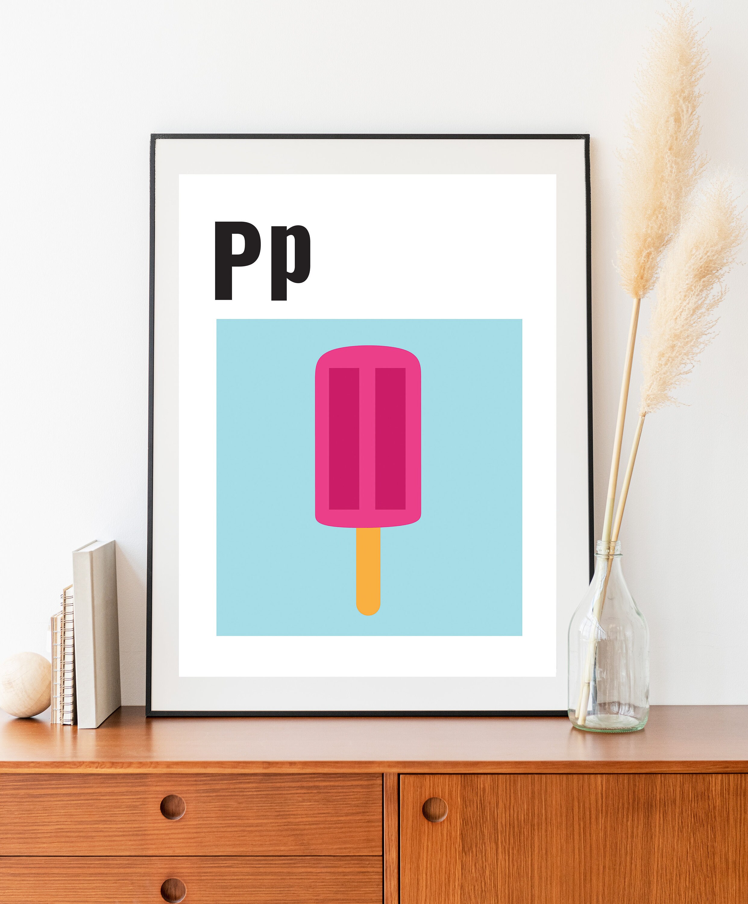 Colorful Modern Alphabet Printable Poster Set - Etsy