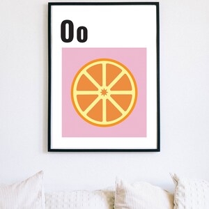 Colorful Modern Alphabet Printable Poster Set - Etsy