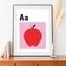 Colorful Modern Alphabet Printable Poster Set - Etsy
