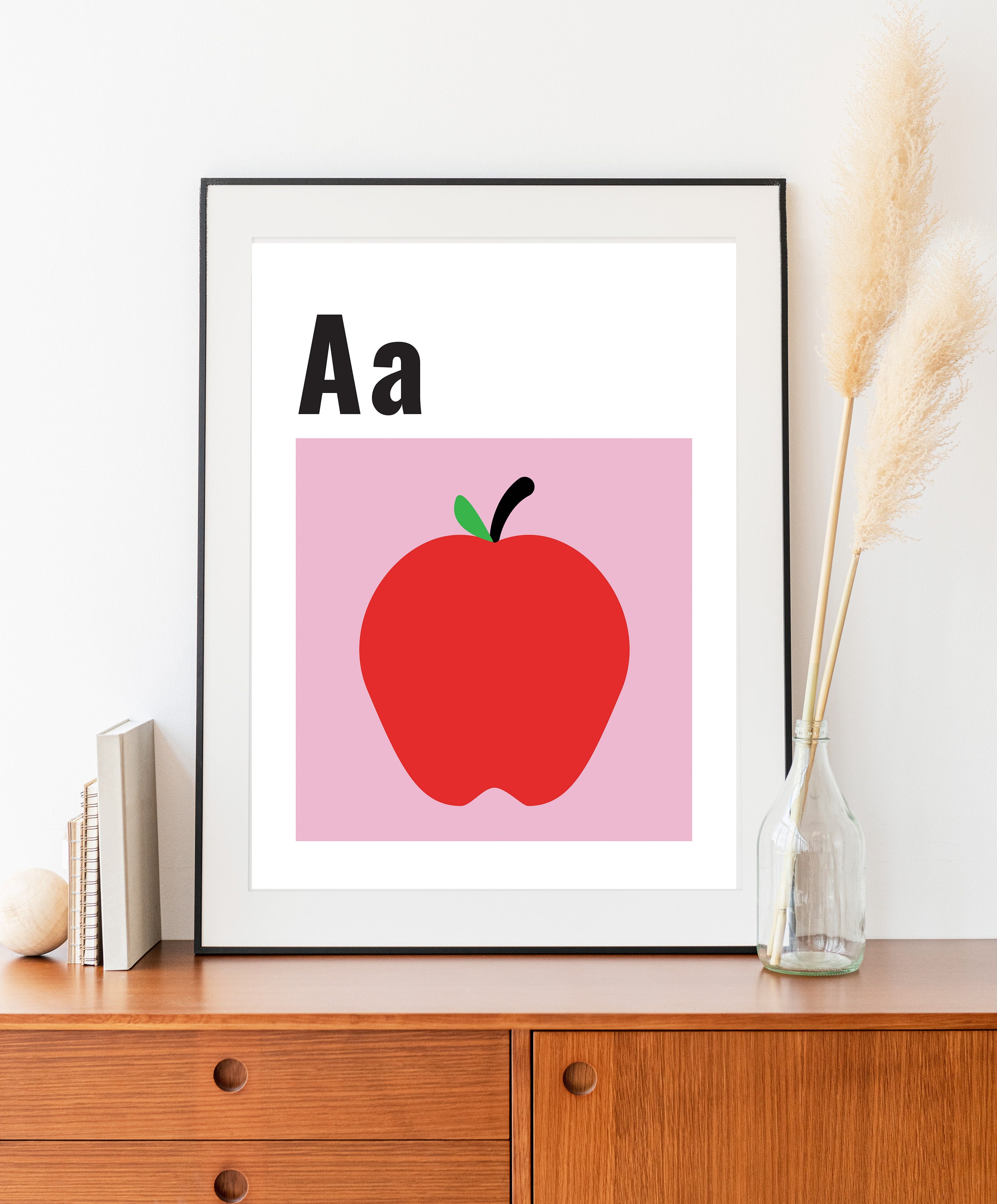 Colorful Modern Alphabet Printable Poster Set - Etsy